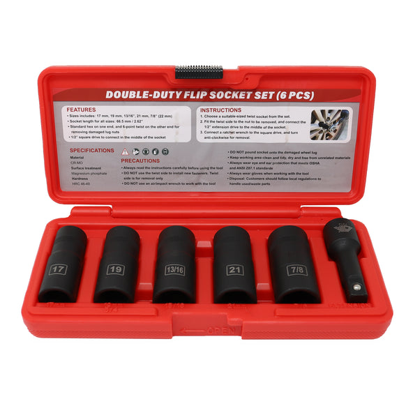 CTA 5700 Emergency "Twist" Flip Socket Set (6 pc) | Specialty Tools ...