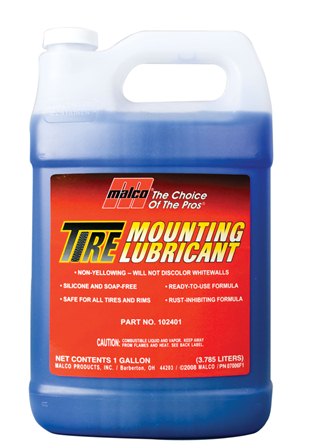 Malco 102401 Tire Mounting Lubricant, 1 Gallon Jug | Tire & Wheel ...